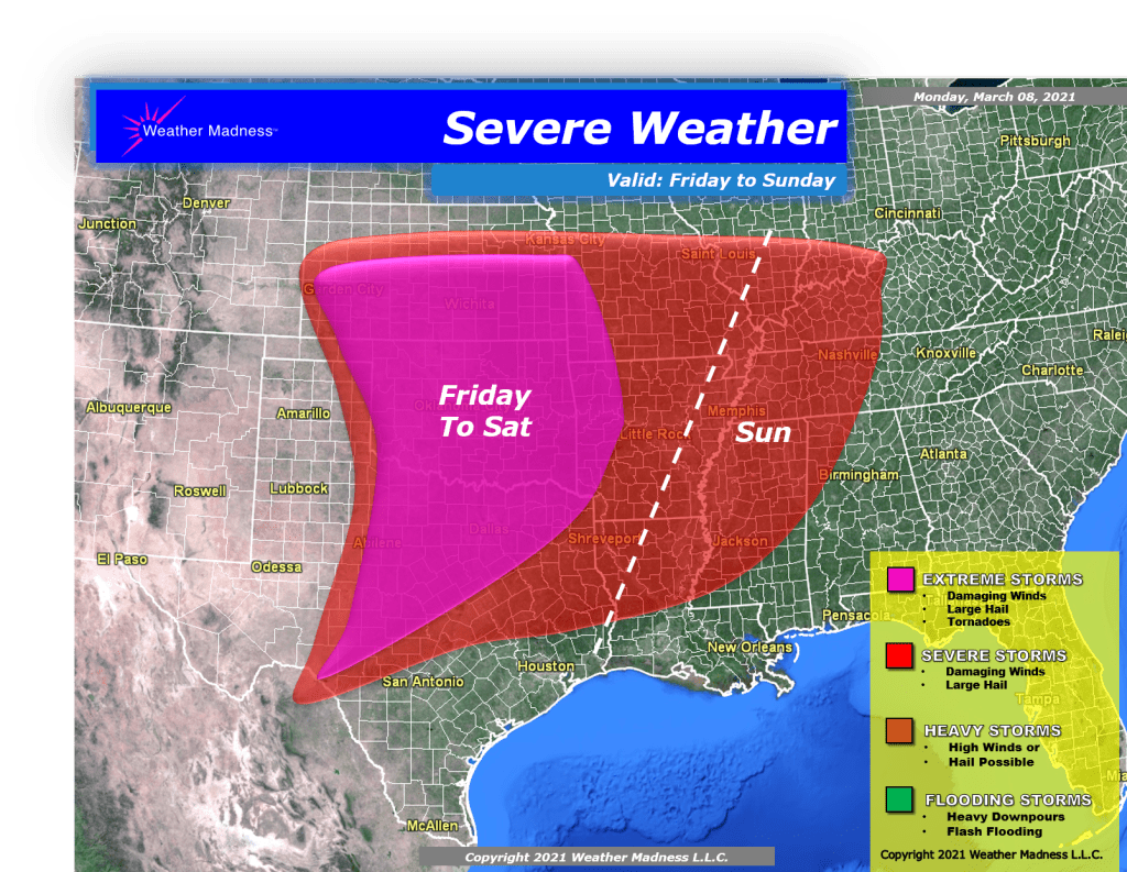 Weather Madness - First Spring Tornado Outbreak This Weekend