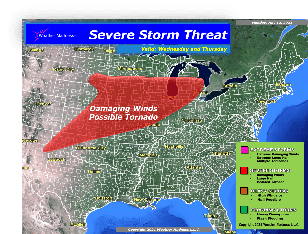 Weather Madness - Midwest Severe Storms this Week