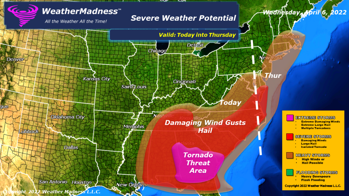 Weather Madness - Southeast Gets Hit Again with Severe Storms and ...