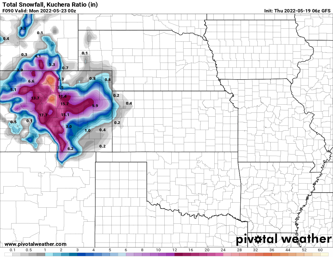 Heavy Snow with Thunder Along the Front Range of Colorado