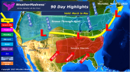 Weather Madness All The Weather All The Time 90 Day Forecast