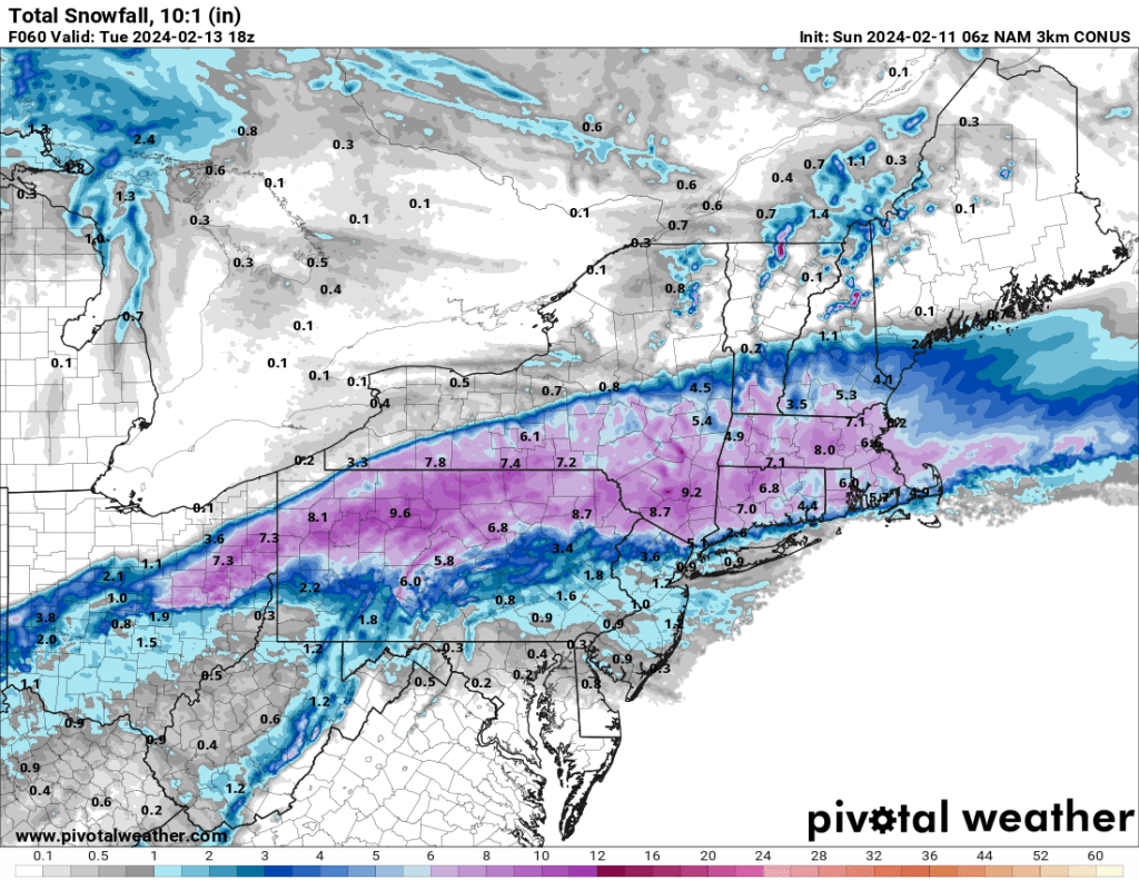Updated Monday: Major Snowstorm Starts a Very Active Winter Pattern ...